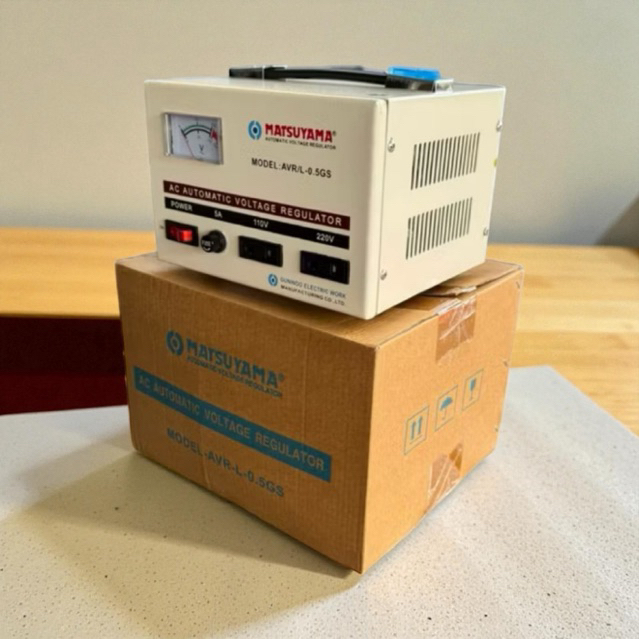 Jual Stabilzer Listrik Stavolt Voltage Regulator Matsuyama 500 Watt Ac ...