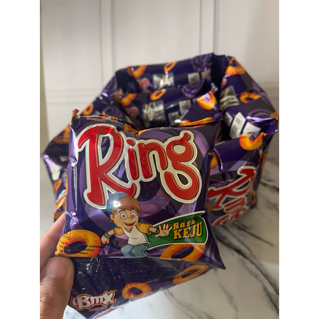 Jual BMX RING KEJU SNACK CHIKI RENCENG isi 10 pcs | Shopee Indonesia
