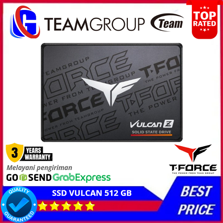 Jual Team T-Force Vulcan Z 512 GB | SSD 512GB Sata III 6GB/s 2,5" Resmi ...