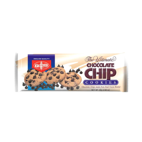 Jual FIBISCO Chocolate Chip Cookies 72g Coklat Kukis Filipina | Shopee ...