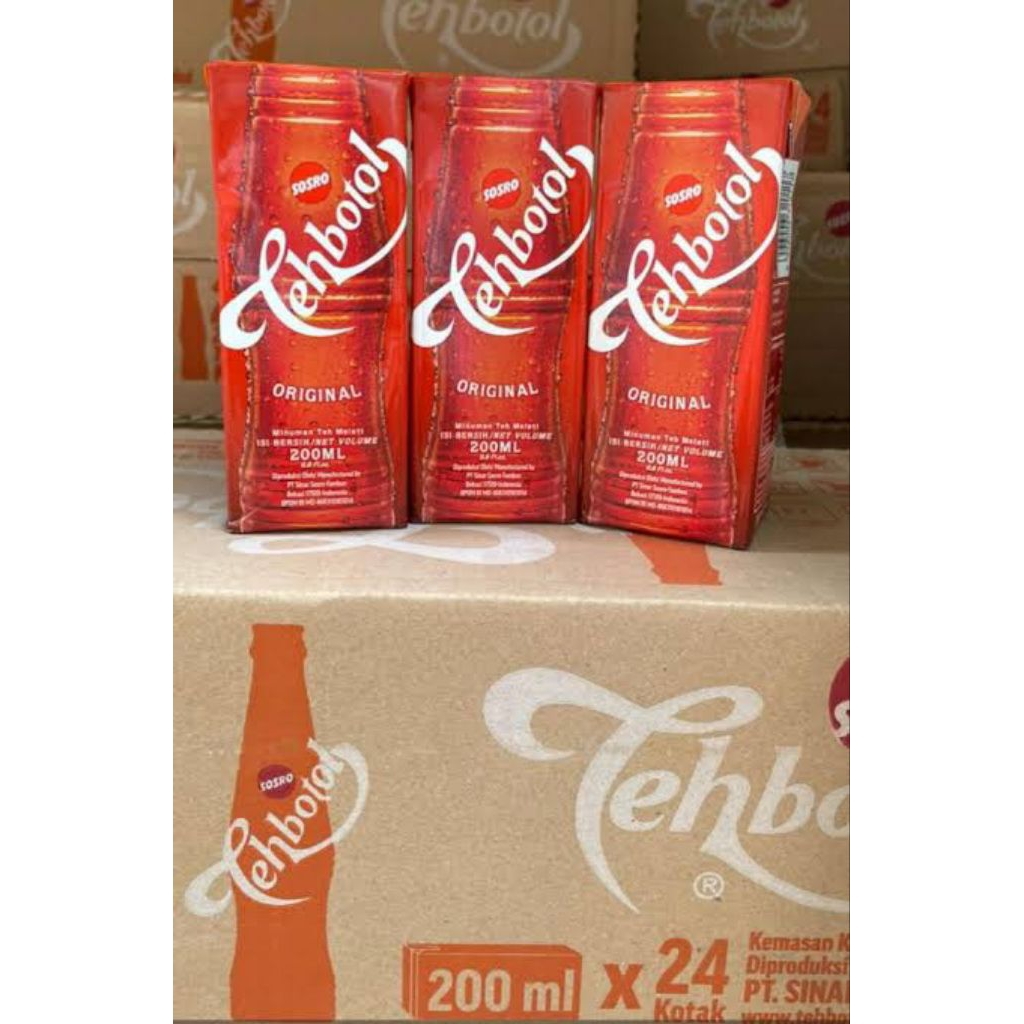 Jual Teh Botol Kotak 200ml isi 24 Botol | Shopee Indonesia