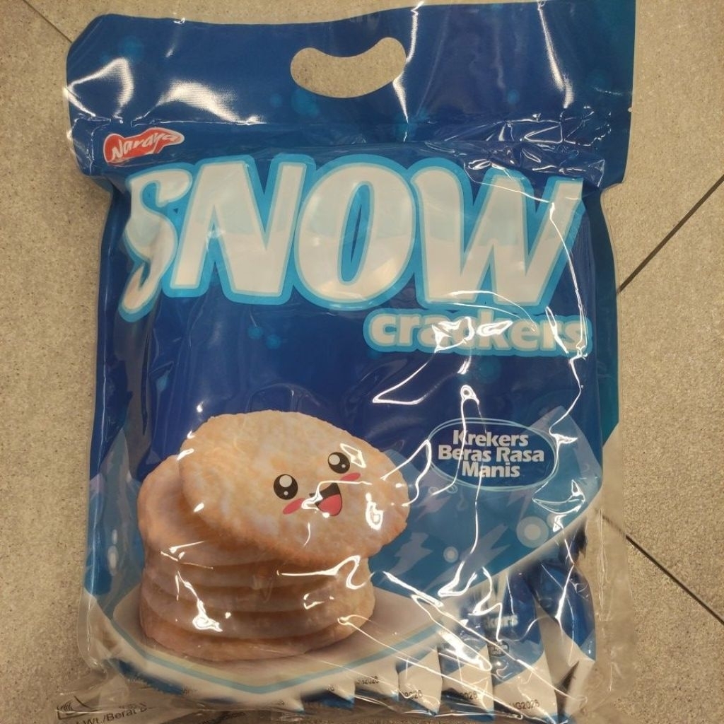 Jual NARAYA SNOW CRACKERS KREKERS BERAS RASA MANIS 320gr | Shopee Indonesia