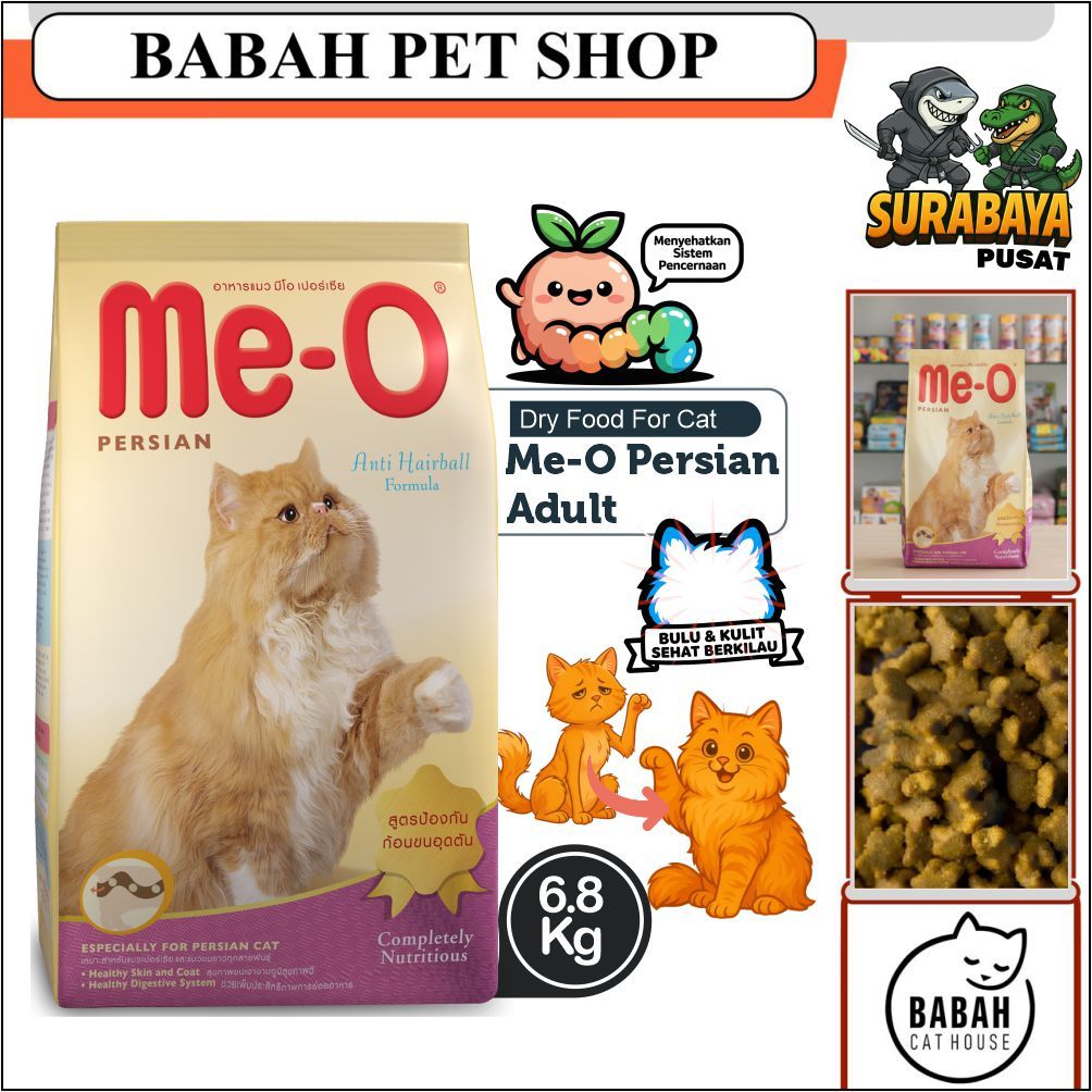 Jual 6,8kg MEO PERSIAN ADULT dry cat food makanan kucing dewasa kering ...