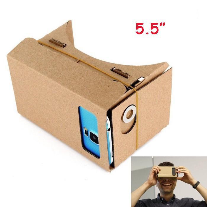 Jual 3D VR Virtual Reality App Glasses Phone Cardboard Google Box DIY ...