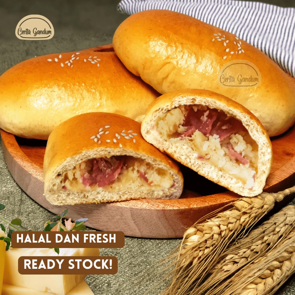 Jual Roti Isi Smoke Beef Premium (Cerita Gandum) | Shopee Indonesia