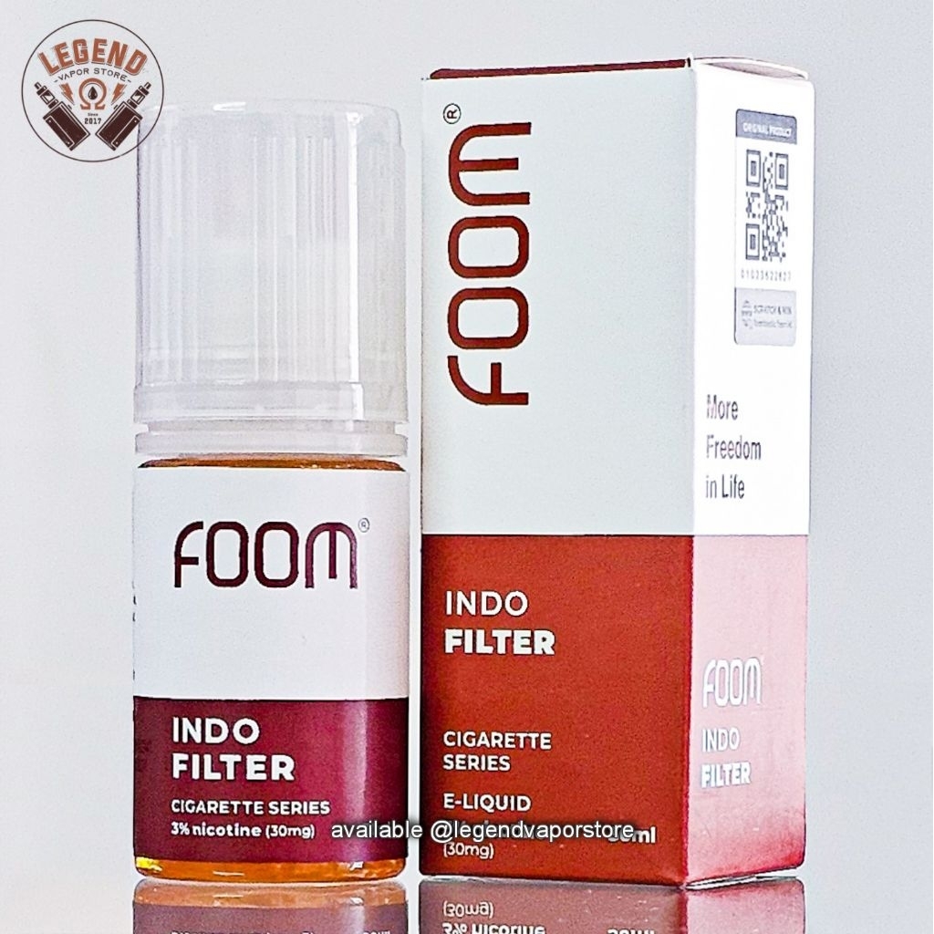 Jual SALT NIC - LIQUID FOOM Indo Filter 30ML 30MG AUTHENTIC | Shopee ...