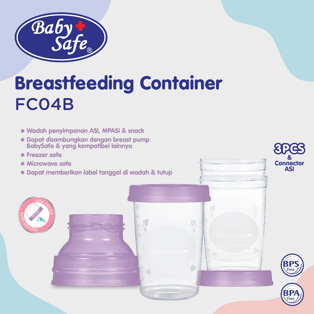 Jual BabySafe - FC04B - Wadah ASI | Shopee Indonesia