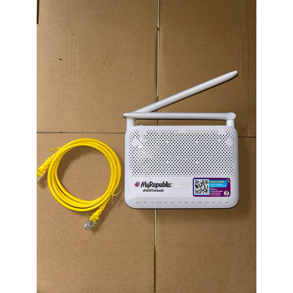 Jual MODEM ONT FIBERHOME MODEL HG6145D2,PORT BIRU ( Tanpa adaptor ...