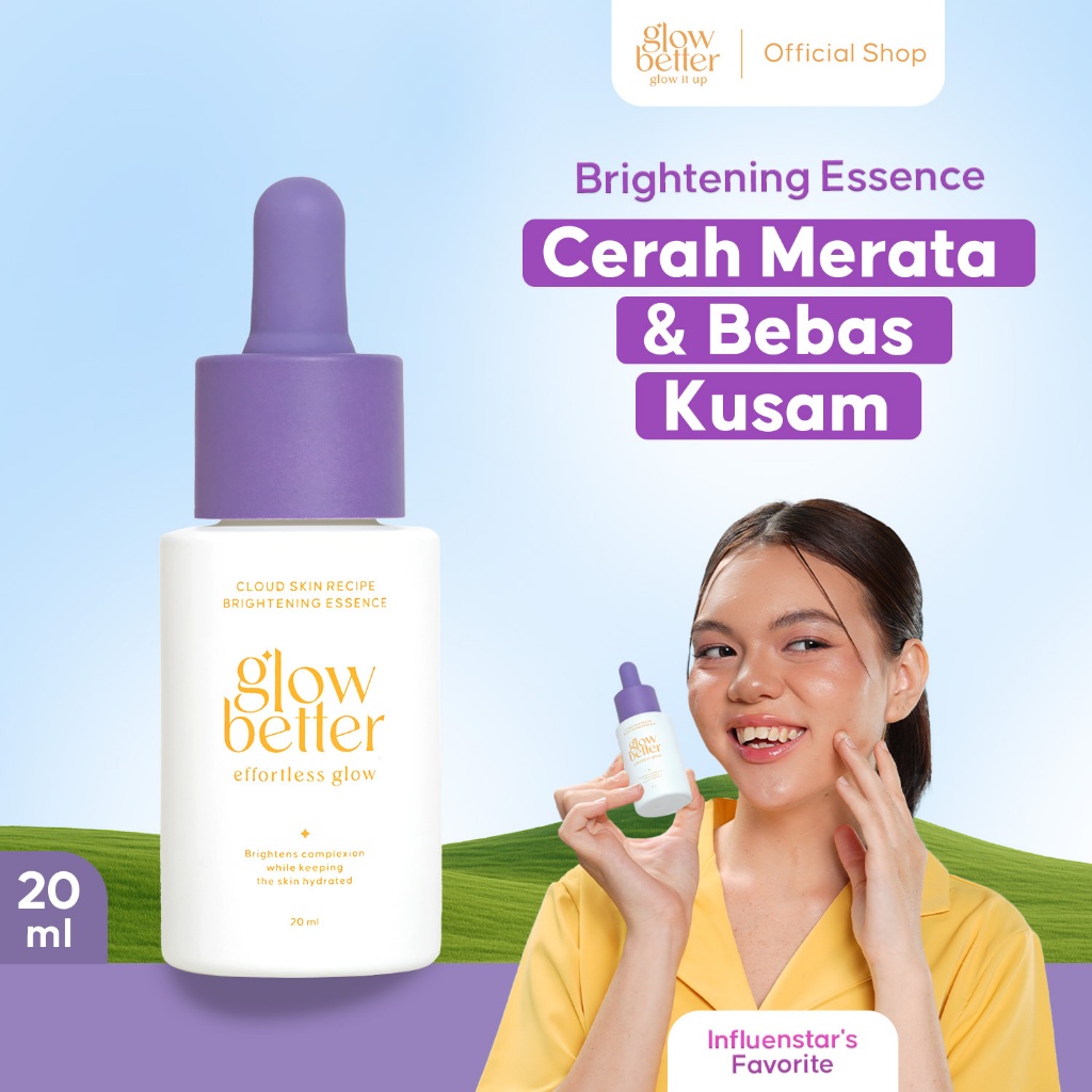 Jual Glow Better Cloud Skin Recipe Brightening Essence 20ml - Serum ...