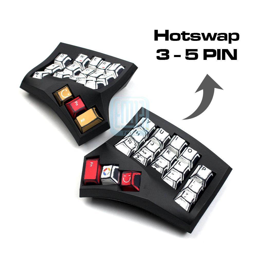 Jual Dactyl Cygnus V1 3x5 Layout Prebuilt Ergo Ergonomic Mechanical Split Keyboard Custom ...