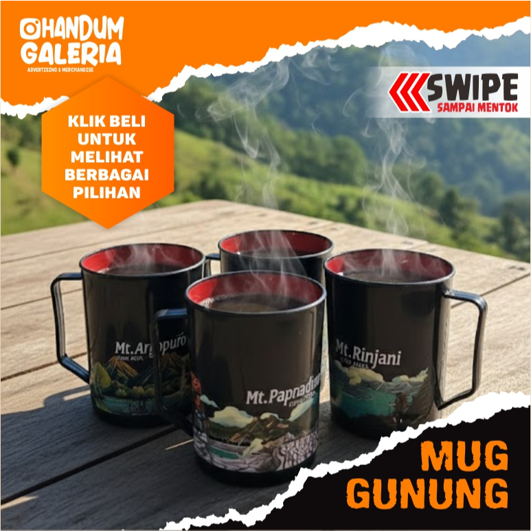 Jual MUG GUNUNG OUTDOOR DESAIN EKSLUSIF - MUG STAINLESS MOUNTAIN ...