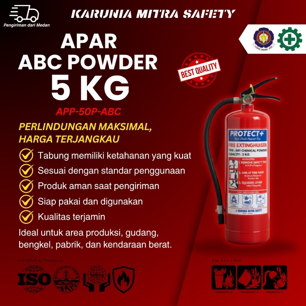 Jual APAR 5Kg Powder ABC – Alat Pemadam Api Ringan untuk Gudang, Ruko ...