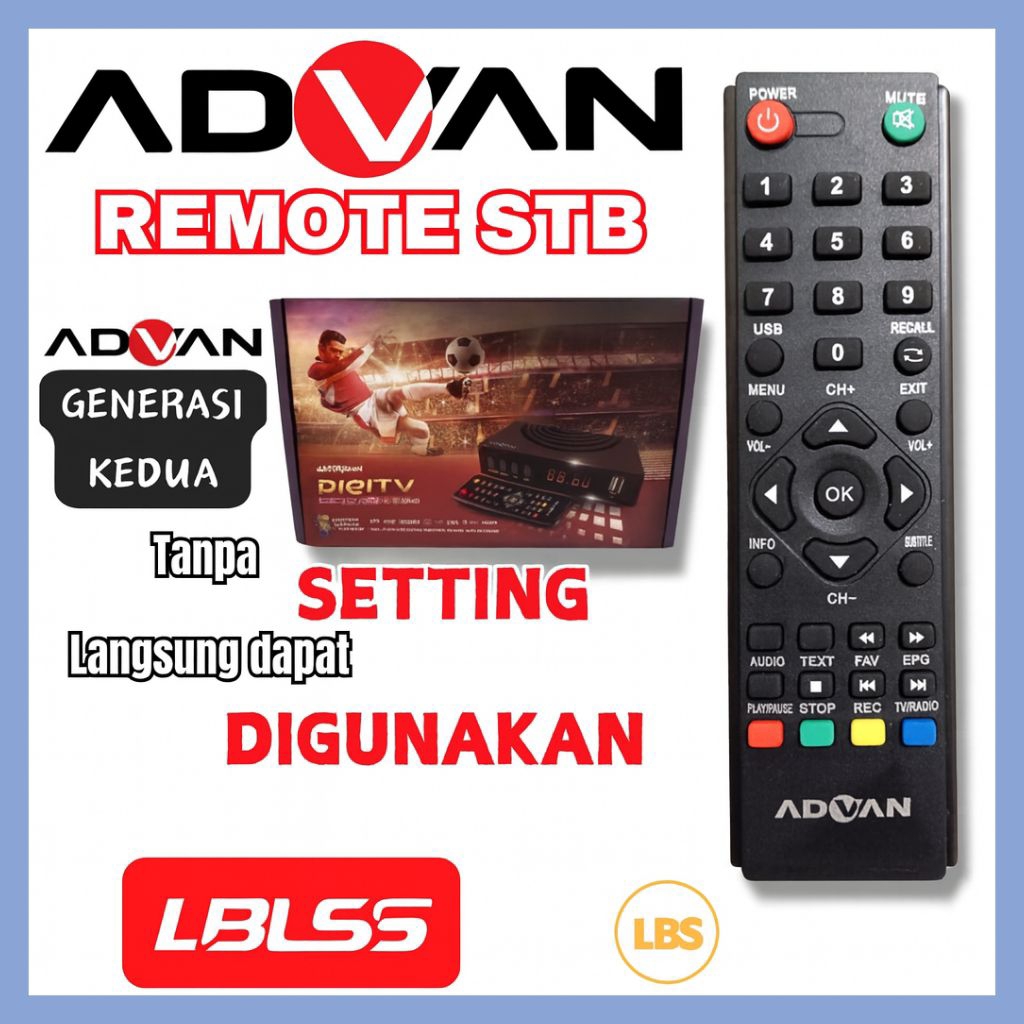 Jual Remote STB Advance Langsung Pakai Tanpa Settings | Shopee Indonesia