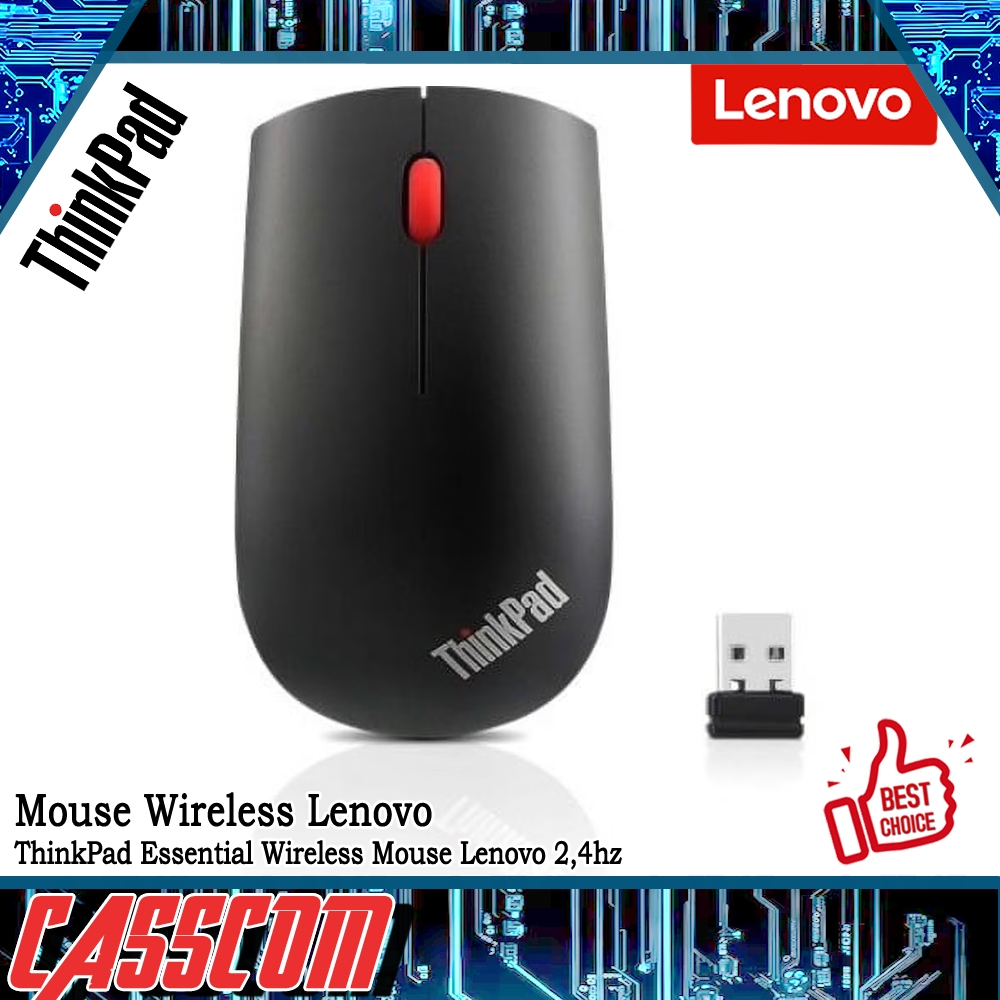 Jual Lenovo ThinkPad Essential Wireless Mouse / Mouse ThinkPad Wireless ...