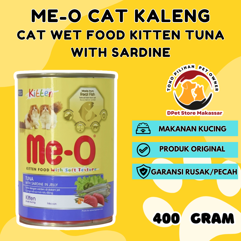 Jual Makanan Basah Kucing Meo Kaleng Adult & Kitten Cat Wet Food Can ...