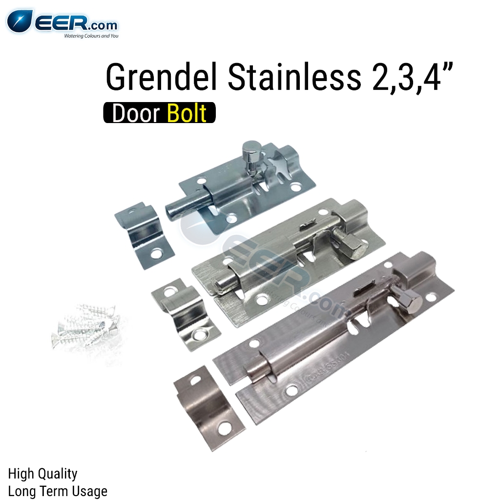 Jual Grendel Selot Stainless 2" 3" 4" | Shopee Indonesia