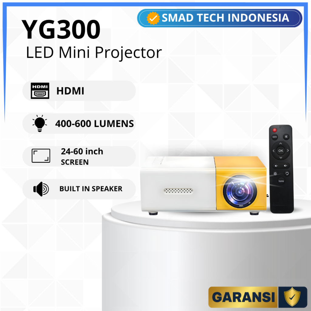 Jual Smart Mini Proyektor LED YG300 Proyektor / YG-300 / YG 300 LCD ...