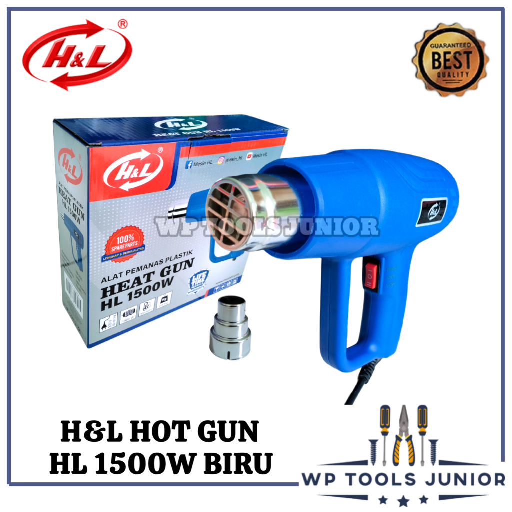 Jual IWA Hot Gun 800Watt Mesin Pemanas Plastik 2 Tingkat Panas Hot Air ...