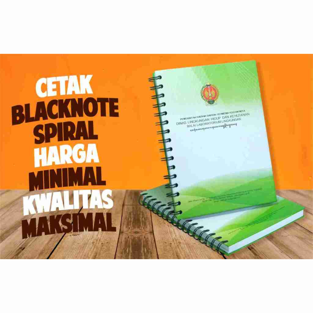 Jual CETAK BLOCKNOTE CUSTOM JILID SPIRAL | Shopee Indonesia