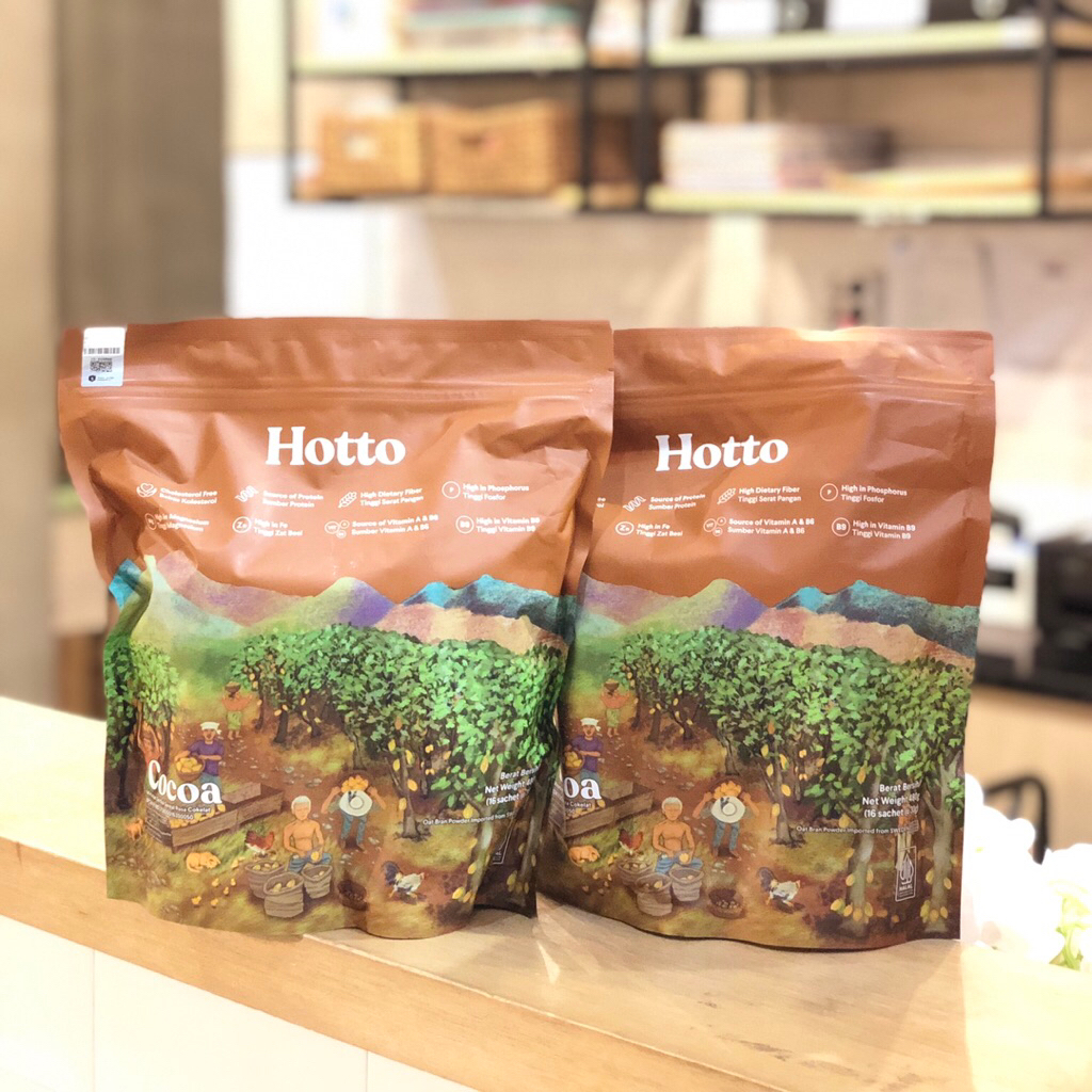 Jual Hotto Cocoa Multigrain 16 Sachet | Tinggi Serat, Rendah Kalori ...