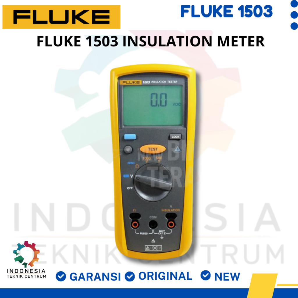 Jual Fluke 1503 Insulation Meter 500V/1000V Rugged | Shopee Indonesia