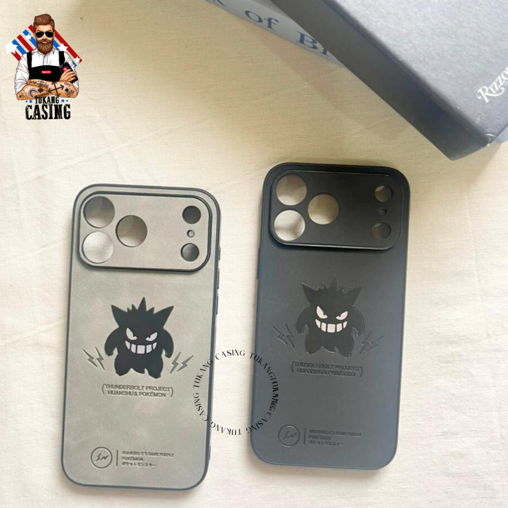 Jual PREMIUM GENGAR PROJECT LEATHER HOLOGRAM DESIGN TPU SOFT CASE ...