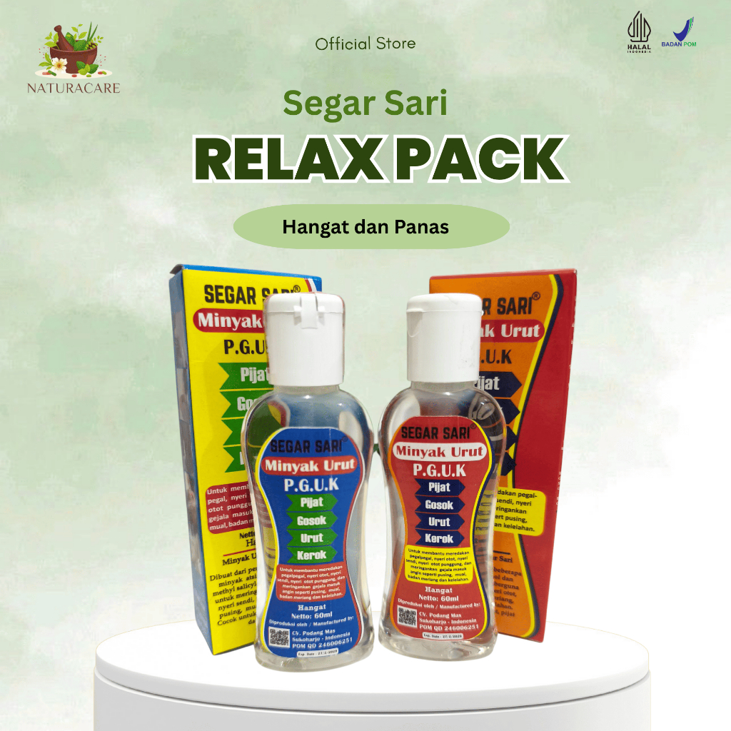 Jual Segar Sari Relax Pack – Hangat & Panas | Paket Relaksasi Otot ...