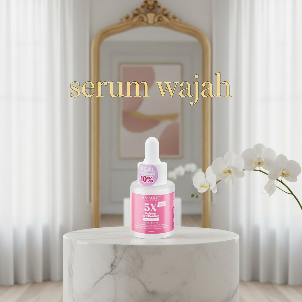 Jual Animate 5x Active Whitening Facial Serum 20 ml / Serum Wajah ...