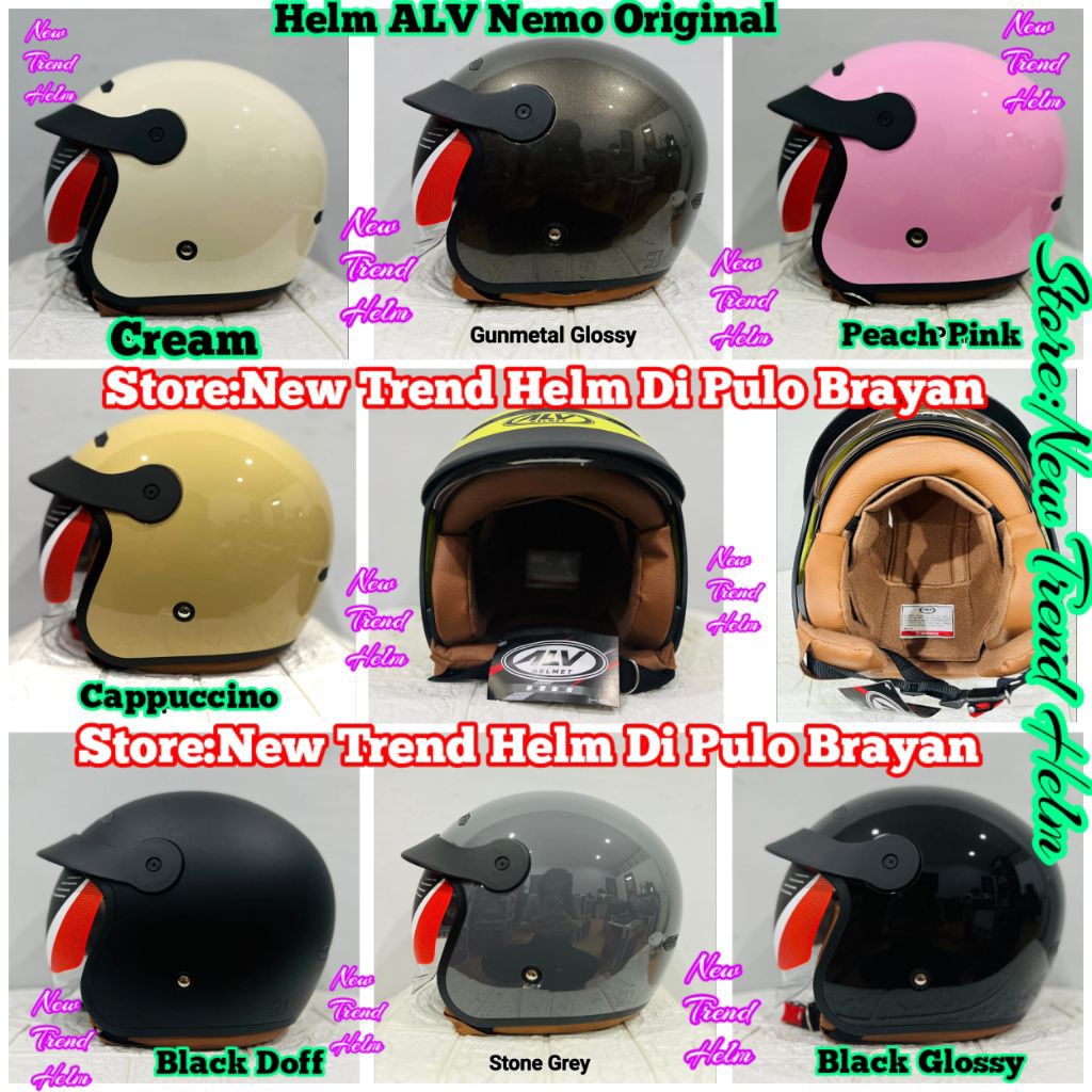 Jual Helm ALV Nemo Original | Shopee Indonesia
