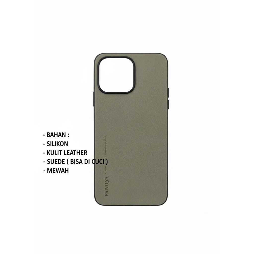 Jual CASE HP MOTOROLA G67 POWER - SILIKON KULIT LEATHER FANOYA SUEDE ...