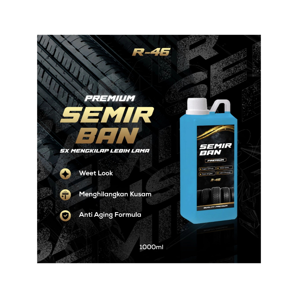 Jual SEMIR BAN PREMIUM R-46 (BLACK TIRES) | Shopee Indonesia