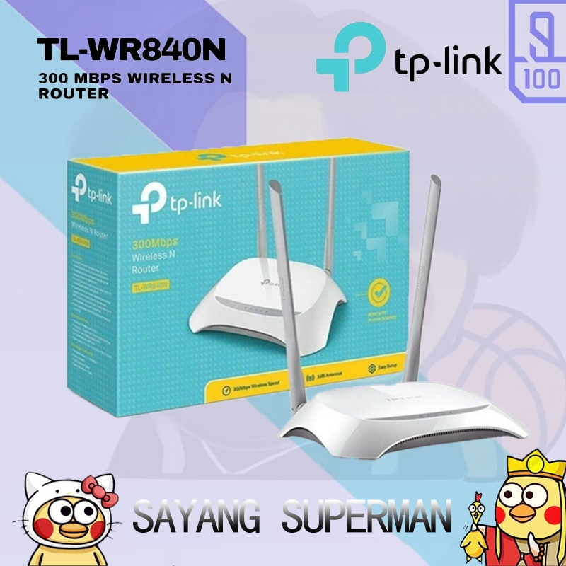 Jual Router Nirkabel N TP-Link WR840N WR841N 300Mbps - Garansi Resmi 1 ...