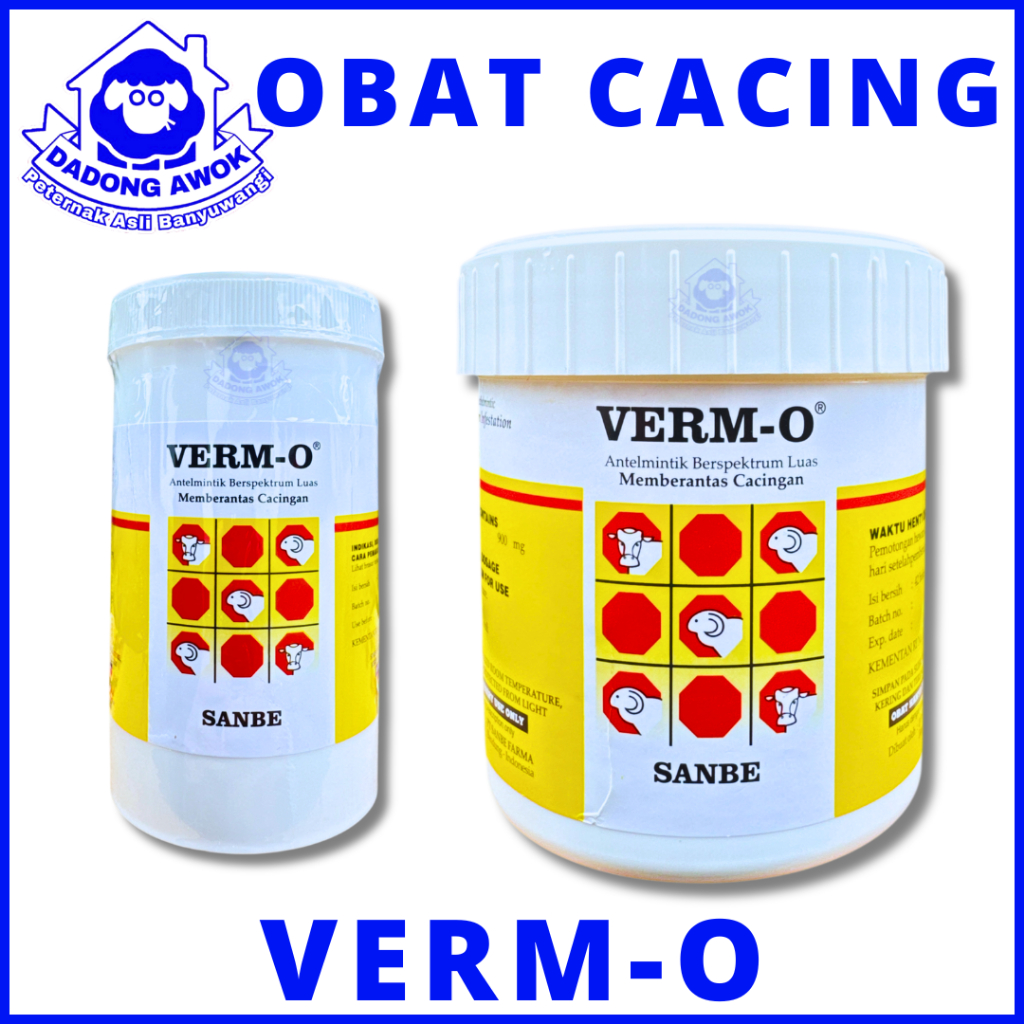 Jual VERM O BOLUS 12 - VERM O 42 BOLUS - SANBE OBAT CACING GELANG ...