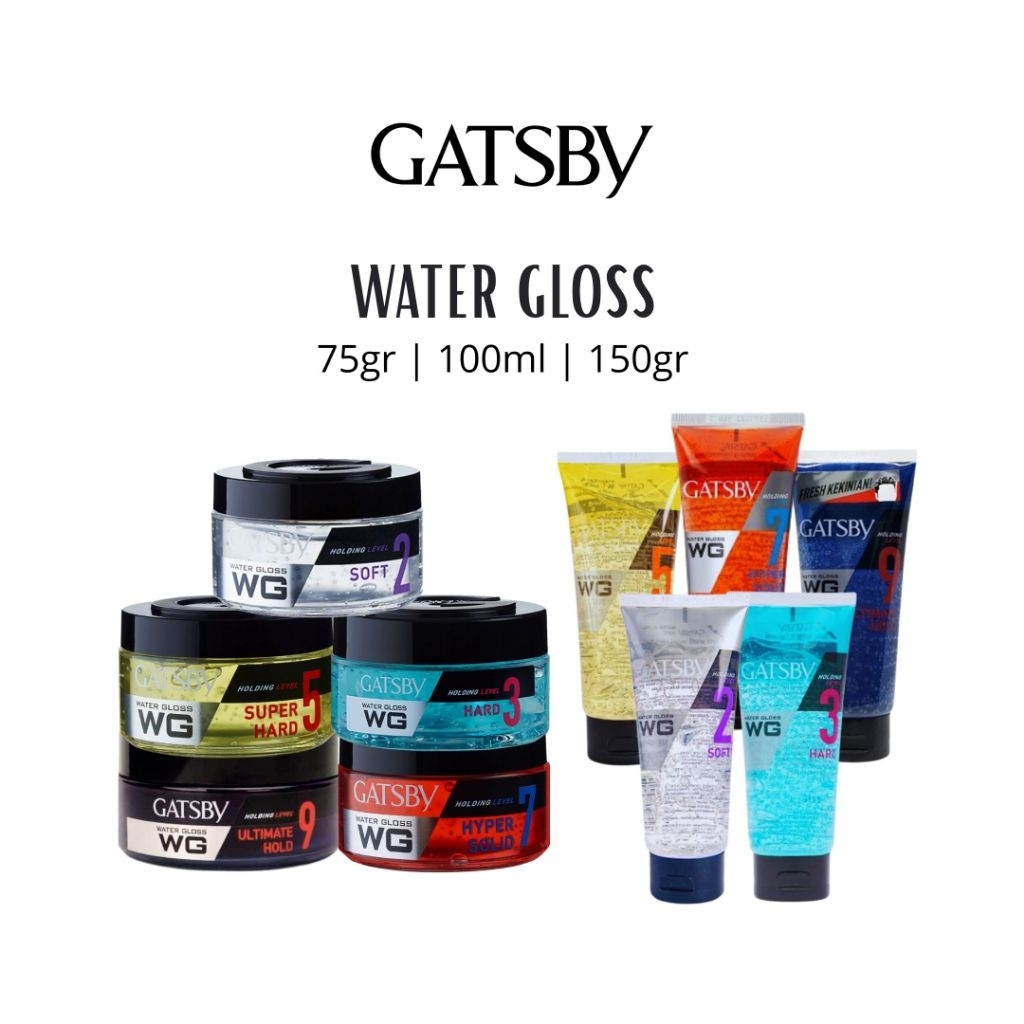 Jual GATSBY Water Gloss | Hair Styaling Pomade Pria | Shopee Indonesia
