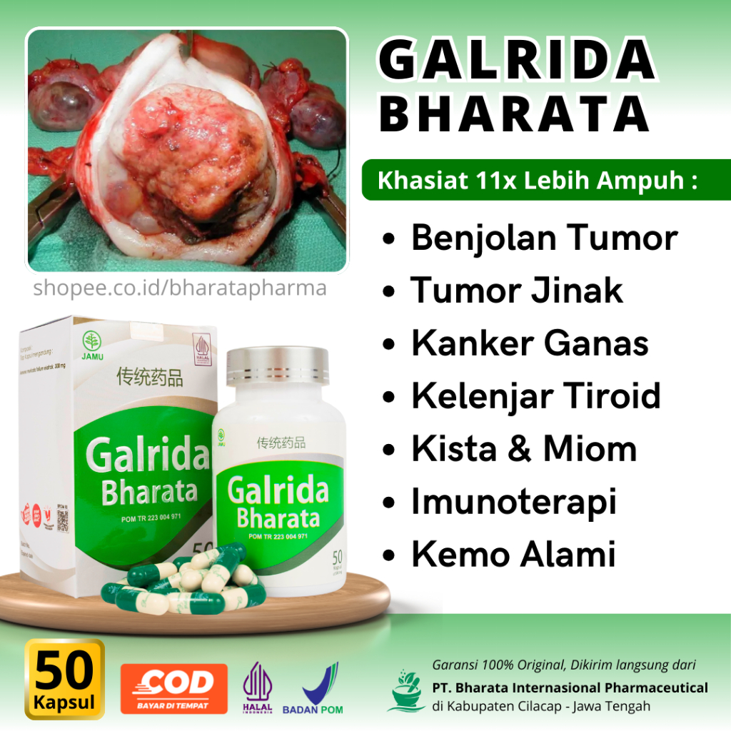 Jual Obat Benjolan Tumor Galrida Bharata Ampuh Atasi Tumor Kanker ...