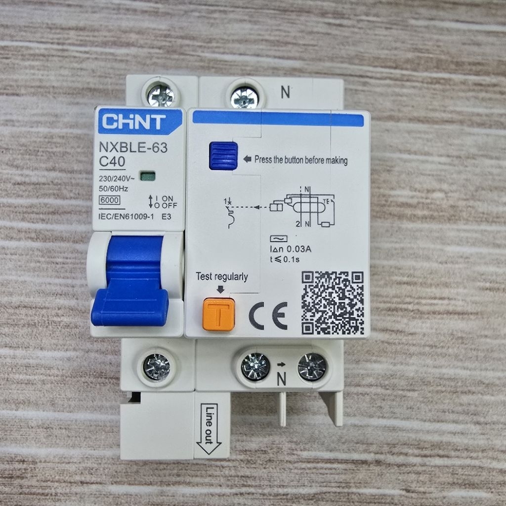 Jual RCBO 1P+N 40A 30MA ELCB+MCB CHINT ELECTRIC | Shopee Indonesia