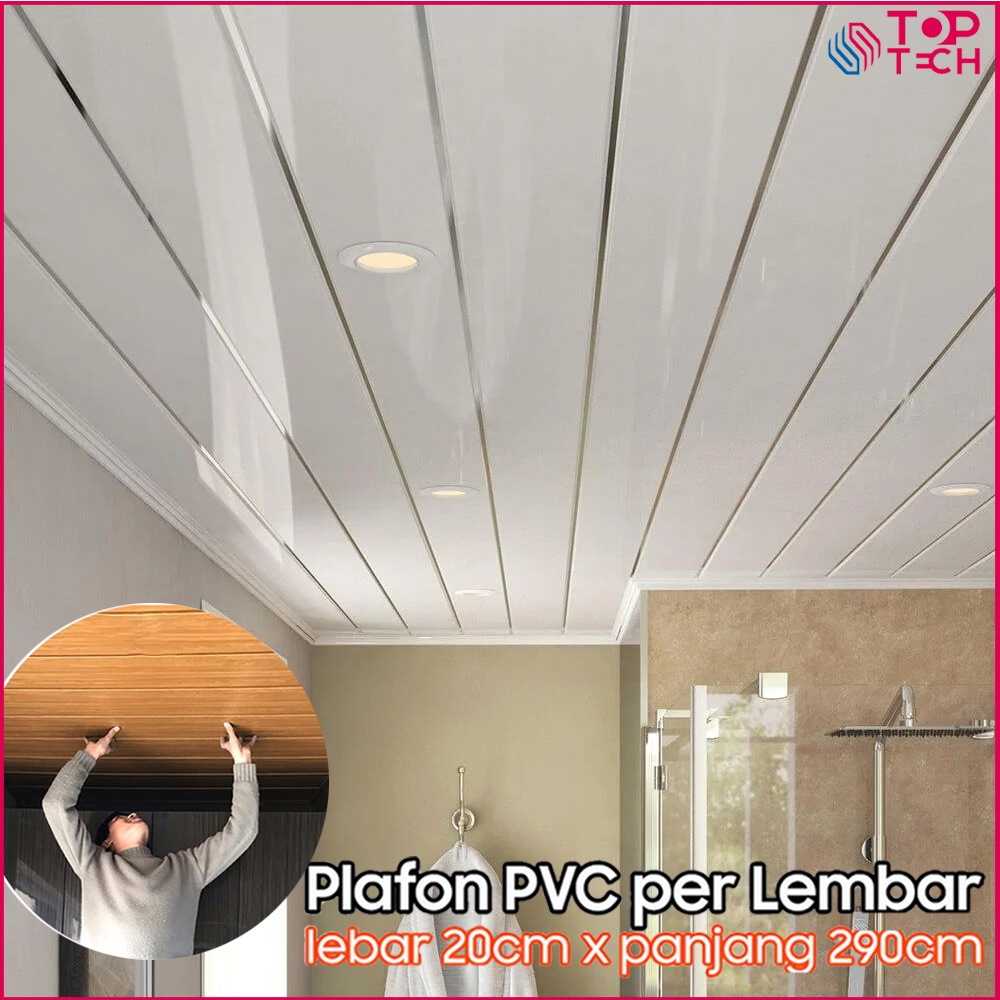 Jual Toptech - Plafon PVC Glossy Plavon Rumah Kamar Ruang Tamu Motif ...