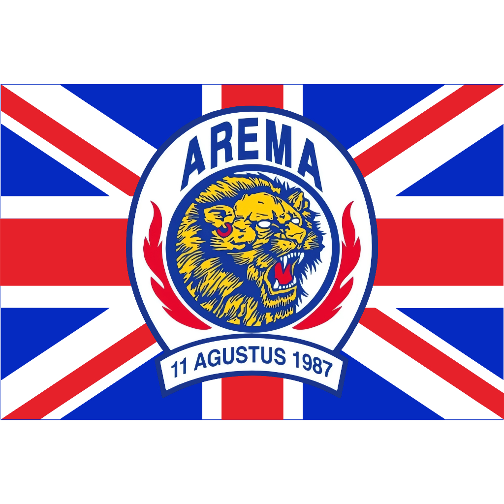 Jual bendera AREMA FC warna biru bendera suporter AREMA | Shopee Indonesia