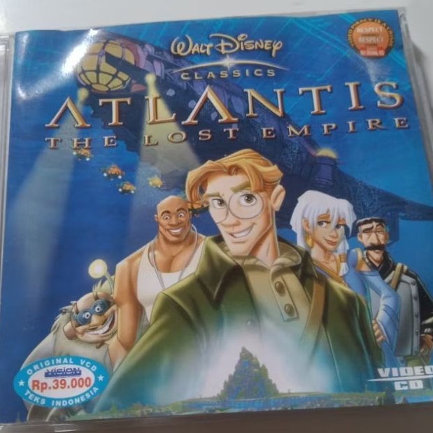 Jual VCD Original Animasi Walt Disney Classic Atlantis - The Lost ...