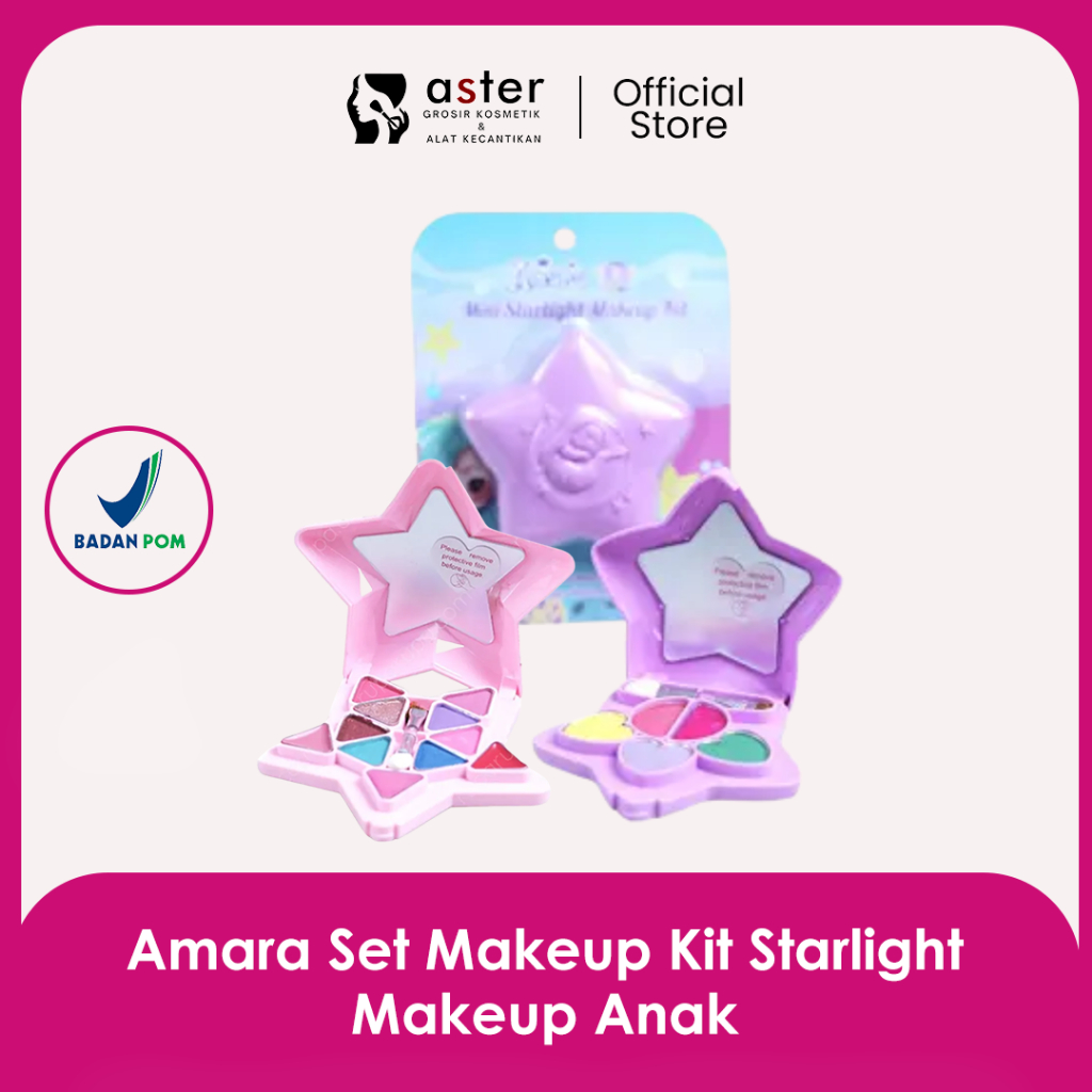 Jual Aster Kosmetik - Amara Set Makeup Kit Starlight - Makeup Anak ...