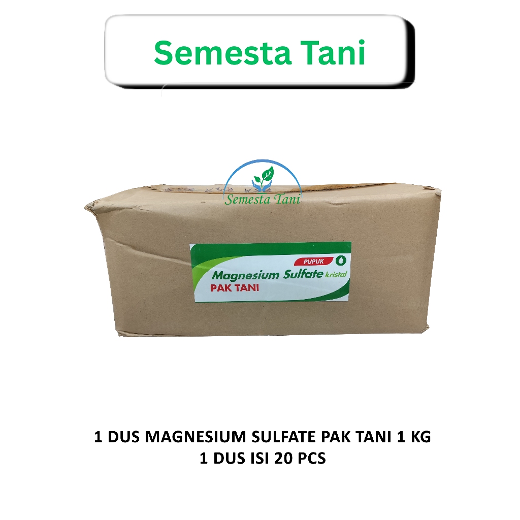 Jual 1 DUS - PUPUK MAGNESIUM SULFATE PAK TANI 1 KG - 1 DUS ISI 20 PCS ...