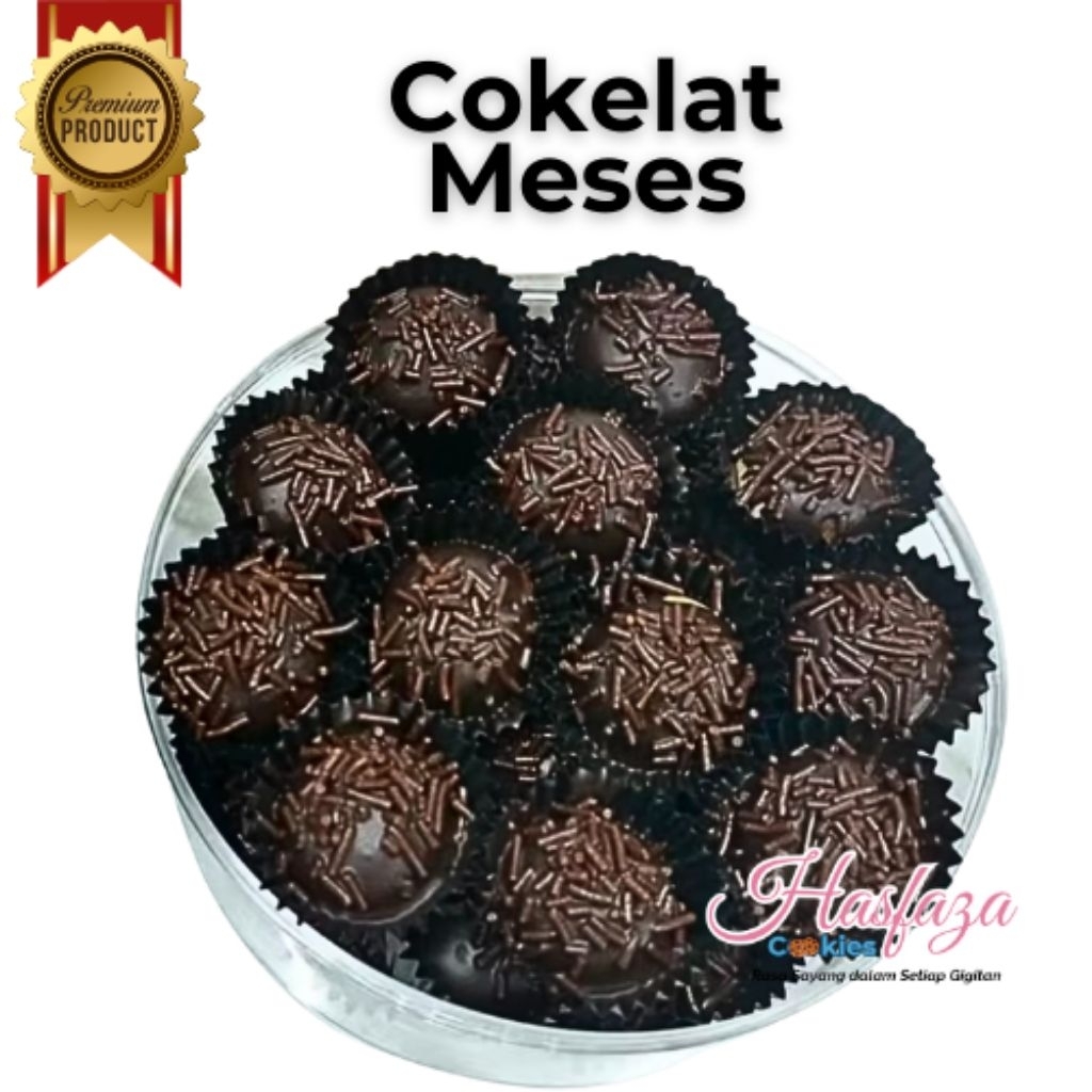 Jual Kue Cokelat Meses Premium – Cookies 250gr Lembut Wangi Butter ...