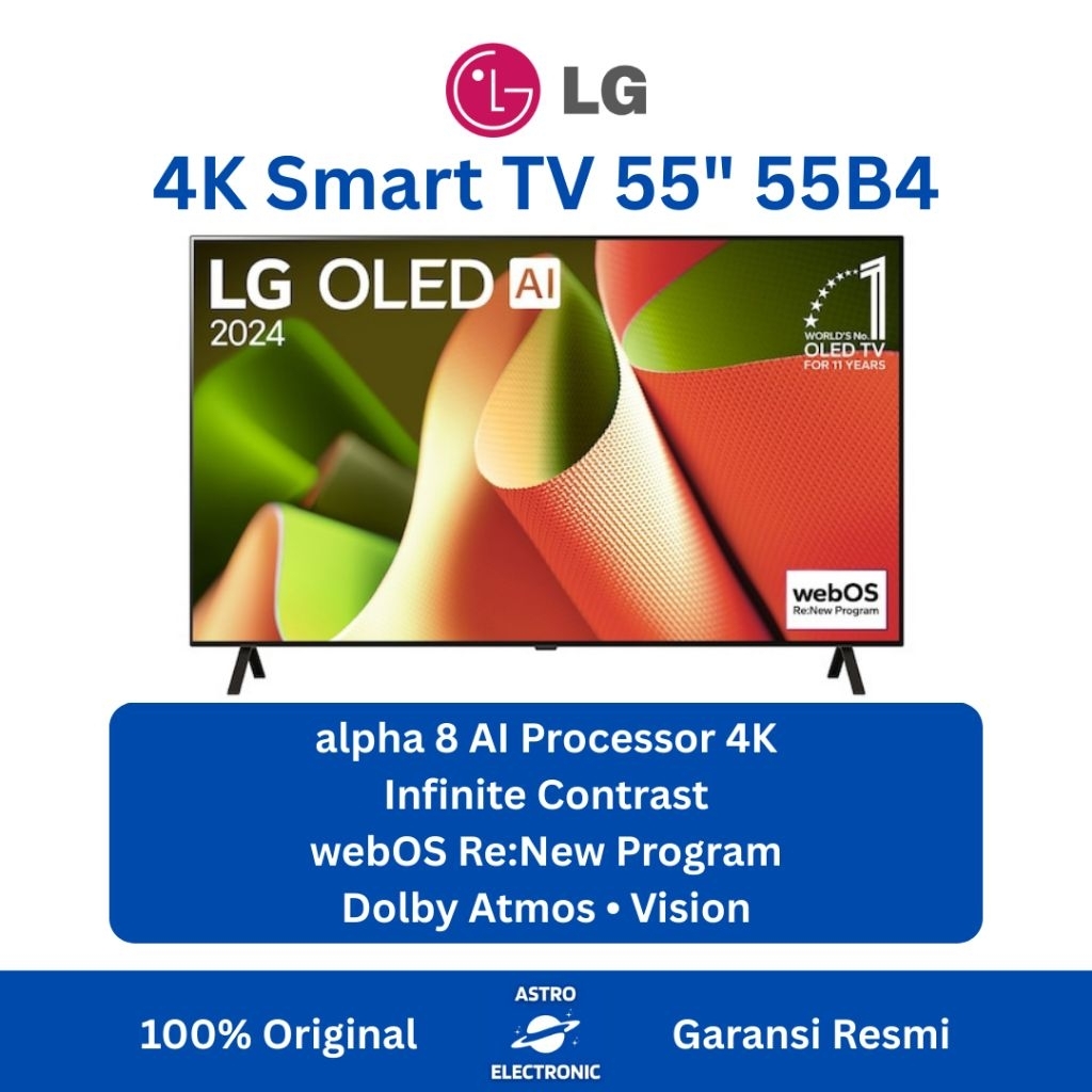 Jual LG 55B4PSA / 55B4 4K OLED SMART TV 55 Inch | Shopee Indonesia