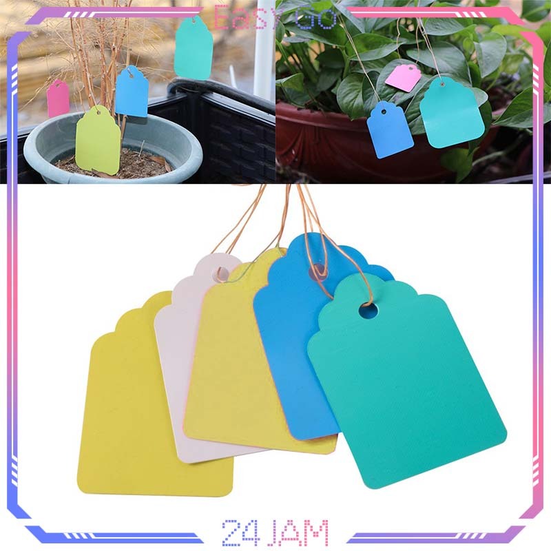 Jual Isi 100pcs Nametag Tanaman Label Tanaman Gantung Warna Plant Tag ...