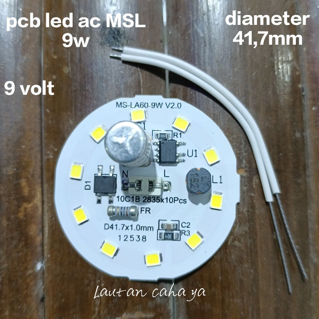 Jual PCB LED AC MSL 9 WATT / MESIN LAMPU LED | Shopee Indonesia