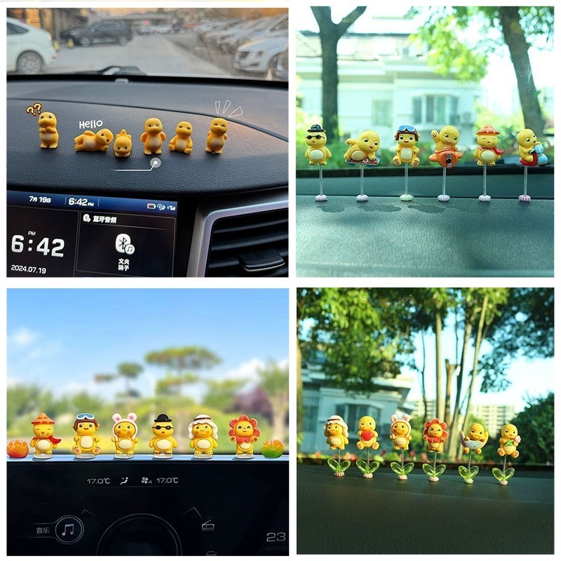 Jual 6Pcs Mainan Nailong Dino Kuning Nailong Mini Lucu Figure Set ...