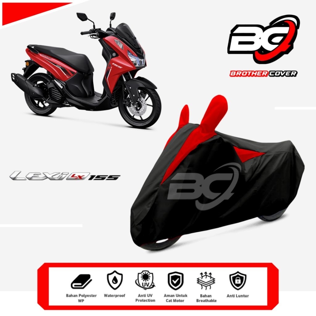 Jual sarung motor Lexi 150 cover motor pelindung motor dari hujan, debu ...