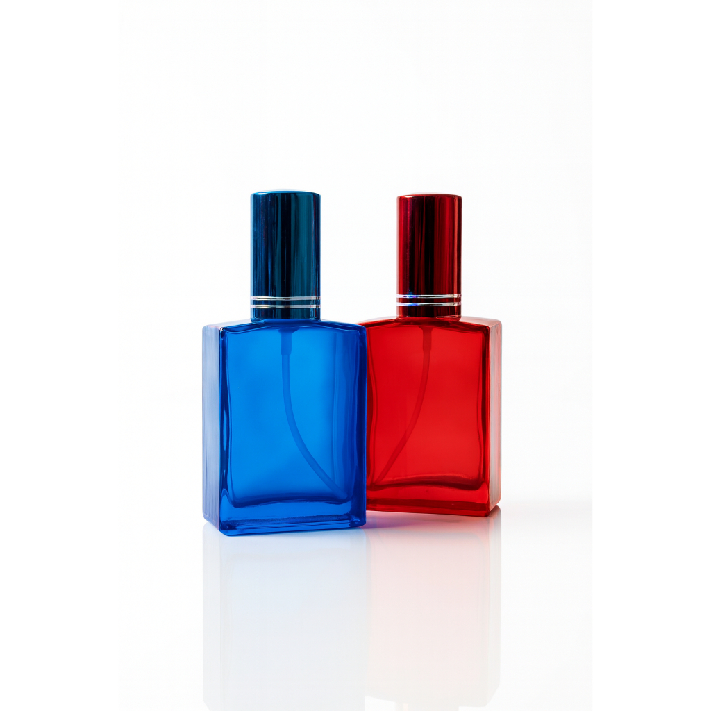 Jual BOTOL PARFUM SPRAY MODEL KOTAK WARNA - WARNI UKURAN 50 ML - TYPE ...
