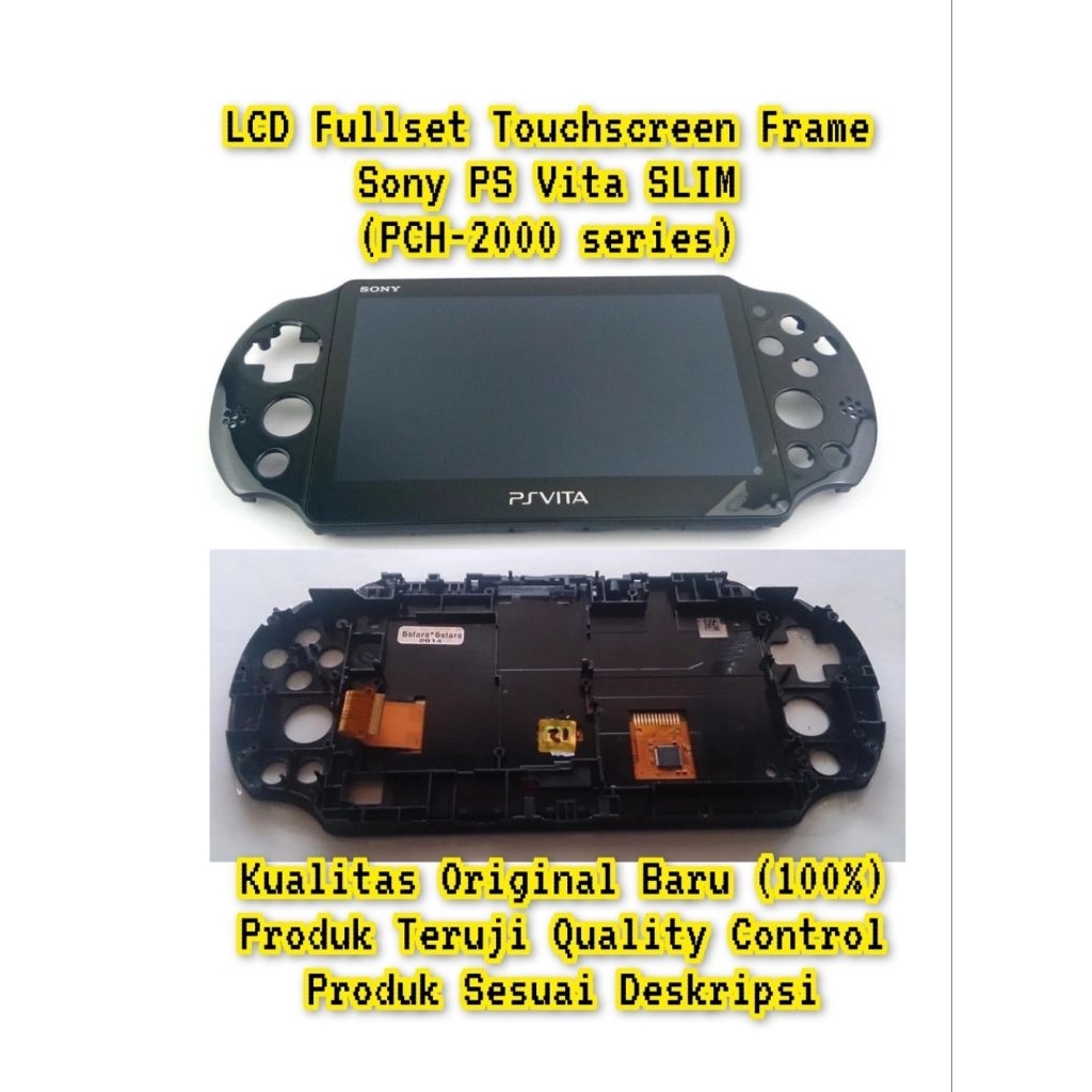 Jual Layar LCD Fullset Touchscreen Sony PS Vita SLIM PCH-2000 series ...