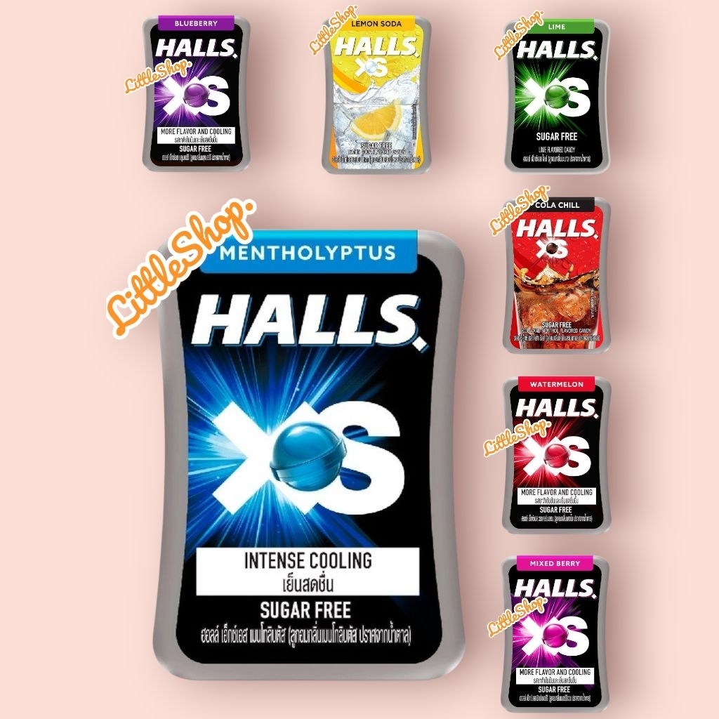 Jual HALLS XS Permen Bebas Gula - Permen Thailand | Shopee Indonesia